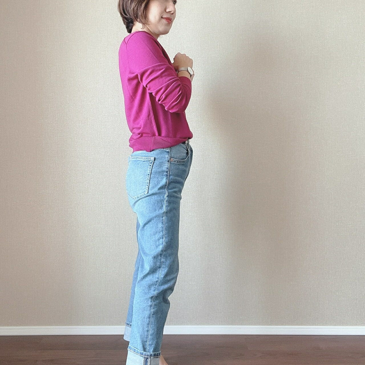 【綾瀬はるかさんCM】ユニクロでセーターを購入！家で洗濯できるよ！144cmが本気でレビュー | U150（アンダー150）小柄が魅力になる。