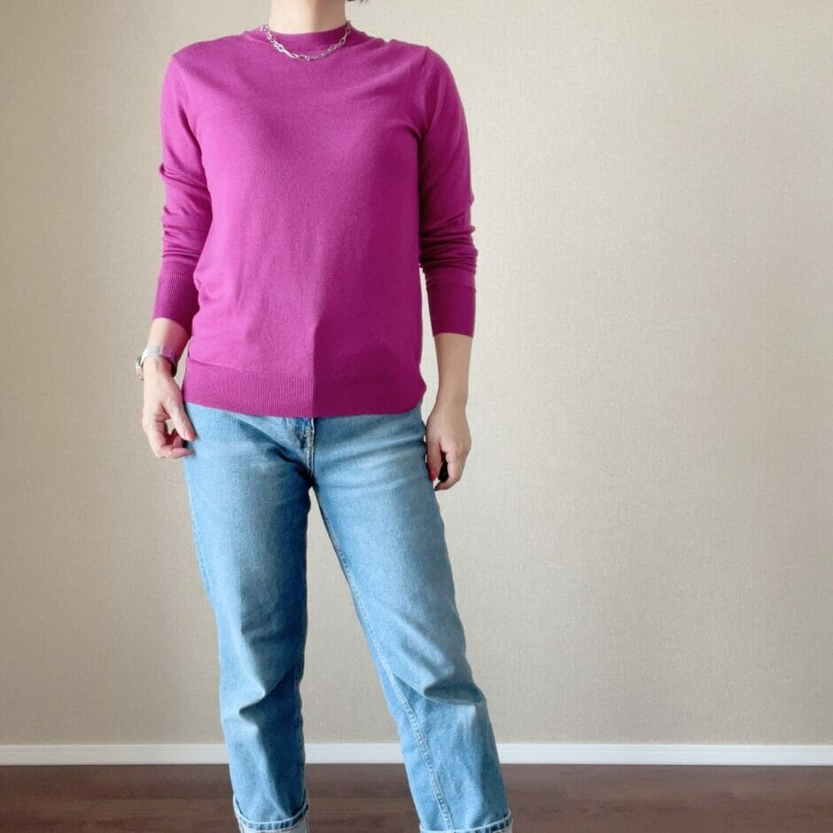 【綾瀬はるかさんCM】ユニクロでセーターを購入！家で洗濯できるよ！144cmが本気でレビュー | U150（アンダー150）小柄が魅力になる。